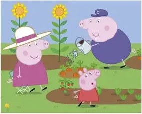 DINO Dřevěné kostky Peppa Pig Veselý den / 20 kostek / od 3 let