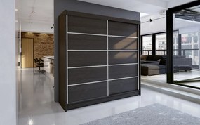 ADRK Furniture Posuvná skříň SPECTRA 180 SW-SPE-CH-180+A300