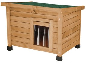Kerbl Dřevěná bouda pro kočky RUSTICA 57 x 45 x 43 cm 0428-XG