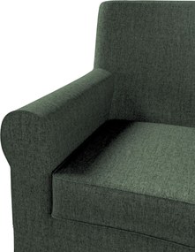Potah na křeslo IKEA Ektorp Jennylund barva zelená látka pletený vzor