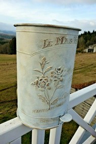Clayre &amp; Eef Vintage nášlapný odpadkový koš - 29*35*45 cm