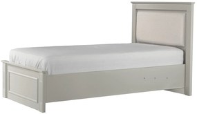 Studentská postel 100x200 s výklopným úložným prostorem Esme - šedá