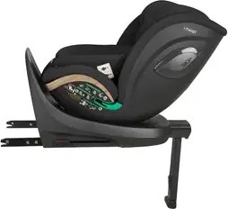 KIKKABOO Autosedačka i-Twist i-SIZE černá / 40-150 cm / ISOFIX 360° /