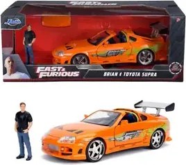 Jada Rychle a zběsile auto 1995 Toyota Supra + figurka Brian O’Conner