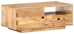 Konferenční stolek 90 x 50 x 35 cm masivní mangovníkové dřevo - Default Title