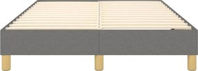 Rám postele s boxspringem tmavě šedá 120 x 200 cm textil 3120599
