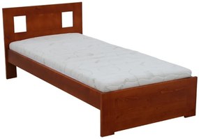 Krajča Jednolůžková postel z masivu Lenny 80 x 200 cm Povrchová úprava: Barevný lak RAL, Druh dřeva: Borovice