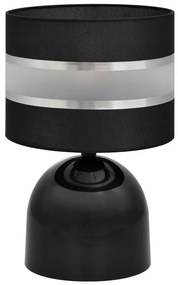 Helam Stolní lampa HELEN 1xE27/60W/230V černá/stříbrná HE1194