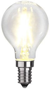 LED kapková žárovka E14 P45 2W 2 700 K filament