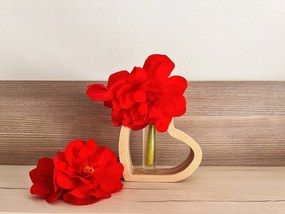 Dřevomuška Váza dekorativní Srdce