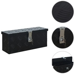 Hliníkový box 485 x 140 x 200 mm černý 144845