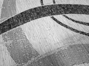 BE Koberec Eqos 0003 GREY - šedý obdélníkový Rozměr: 40x60 cm