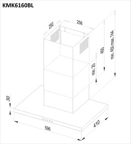 Kluge Odsavač par Kluge KMK6160BL