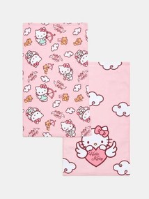Sinsay - Ručníky Hello Kitty 2 kusy - vícebarevná