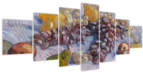 Obraz - Vincent van Gogh, Grapes, Lemons, Pears, and Apples, reprodukce (210x100 cm)