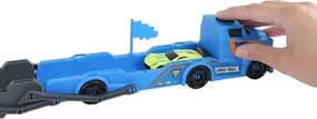 Auto tahač s vystřelovací dráhou / Herní set / 2 autíčka + doplňky / o