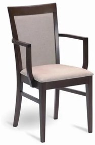 Paged meble contract Dřevěná židle B-0990 s područkami GALERIE - Moření Paged Contract mořený buk GALERIE - Čalounění Paged  KŮŽE