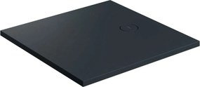 OMNIRES Aquarock M+ - Sprchová vanička 90x90 cm, matná černá AQUAROCK90-KBLV