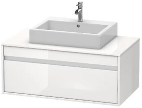Duravit Ketho - Umyvadlová skříňka 43x100x55 cm, 1 zásuvka, lesklá bílá KT669502222