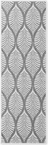 NORTHRUGS, Běhoun Duet Liora 106246 White/Gray - na ven i na doma, 80x250, šedá, chodba / předsíň