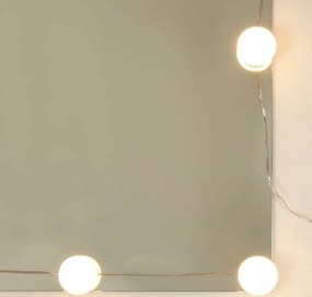 vidaXL Toaletní stolek s LED 60 x 40 x 140 cm [808832] Barva: šedá sonoma