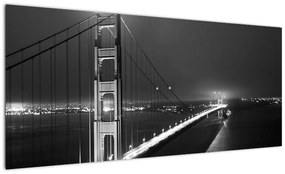 Most přes řeku - obraz (100x40cm)