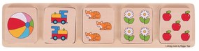 Bigjigs Toys Vkládací puzzle počítání