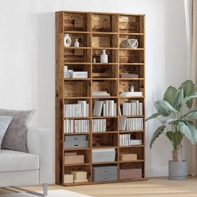 CD skříň Staré dřevo 101 x 23 x 177,5 cm Kompozitní dřevo 3329340