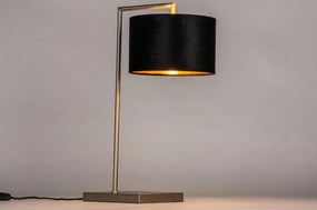 Stolní lampa Pallas Black and Silver