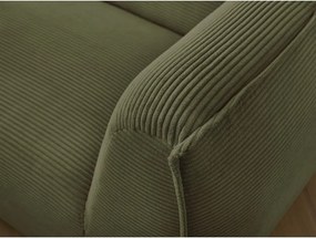 Zelená manšestrová pohovka 242 cm Giorgia – Bobochic Paris