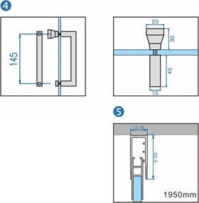 BPS-koupelny Obdélníkový sprchový kout HYD-OK03A 100x90 zlatý kartáčovaný/transparent - bez vaničky