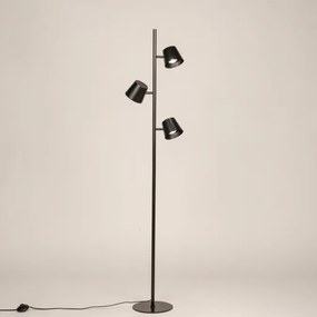 Stojací lampa Snap Fosca Black Trio