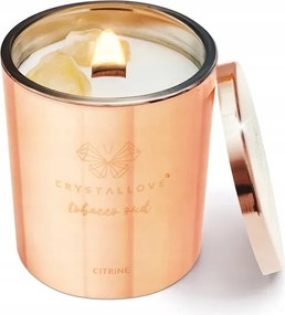 Crystallove Sójová svíčka s citronem tobacco oud 400 g