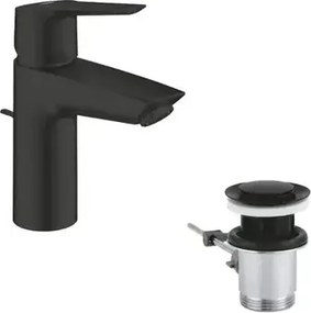 Grohe QuickFix Start - Umyvadlová baterie s výpustí matná černá