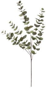Eukalyptus - umělá větev, velké listy, 100 cm, zelená
