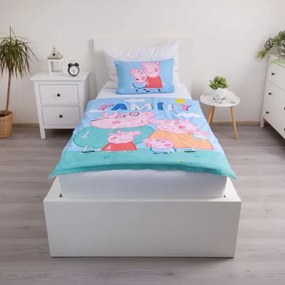 Jerry Fabrics Povlečení do postýlky Peppa Pig 215 baby 100x135, 40x60 cm