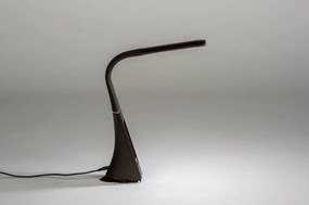 Stolní designová LED lampa Tyax Brown