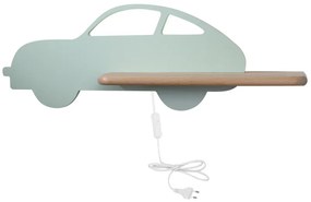 Nástěnné svítidlo policové 5W, zelenkavé auto - s napájecím kabelem - Candellux