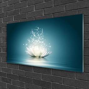 Obraz na skle Květ Lotosu 140x70 cm