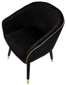 Designové křeslo Dandelion černé