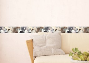Samolepící bordura na zeď 3D Pyramidy | 5 m x 13.8 cm | DWB8213