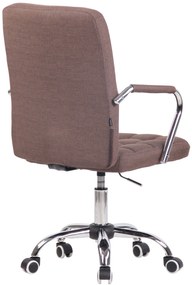 Kancelářská židle Ikast - látkový potah | hnědá