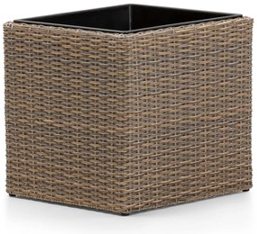 Sada šedých zahradních květináčů Bonami Essentials Natural