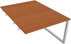 Hobis Kancelářský pracovní stůl k řetězení Hobis USDO 1200R, bílá RAL 9016, deskaakát