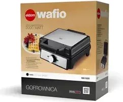 Eldom Wafio WA1600 černá / Vaflovač / 1600 W / termostat / nepřilnavý