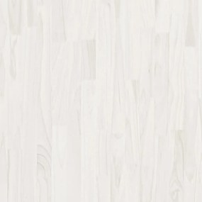 Knihovna se 3 policemi bílá 80 x 30 x 105 cm masivní borovice - Default Title