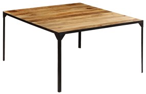 Jídelní stůl - masivní mangovníkové dřevo | 140x140x76 cm