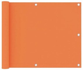 vidaXL Balkónová zástěna oranžová 75 x 300 cm oxfordská látka