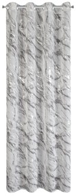 ZÁVĚS NA KROUŽCÍCH ALIVIA 140X270 CM VZOROVANÁ