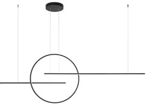 Redo 01-1737 - LED Stmívatelný lustr na lanku GIOTTO LED/56W/230V černá